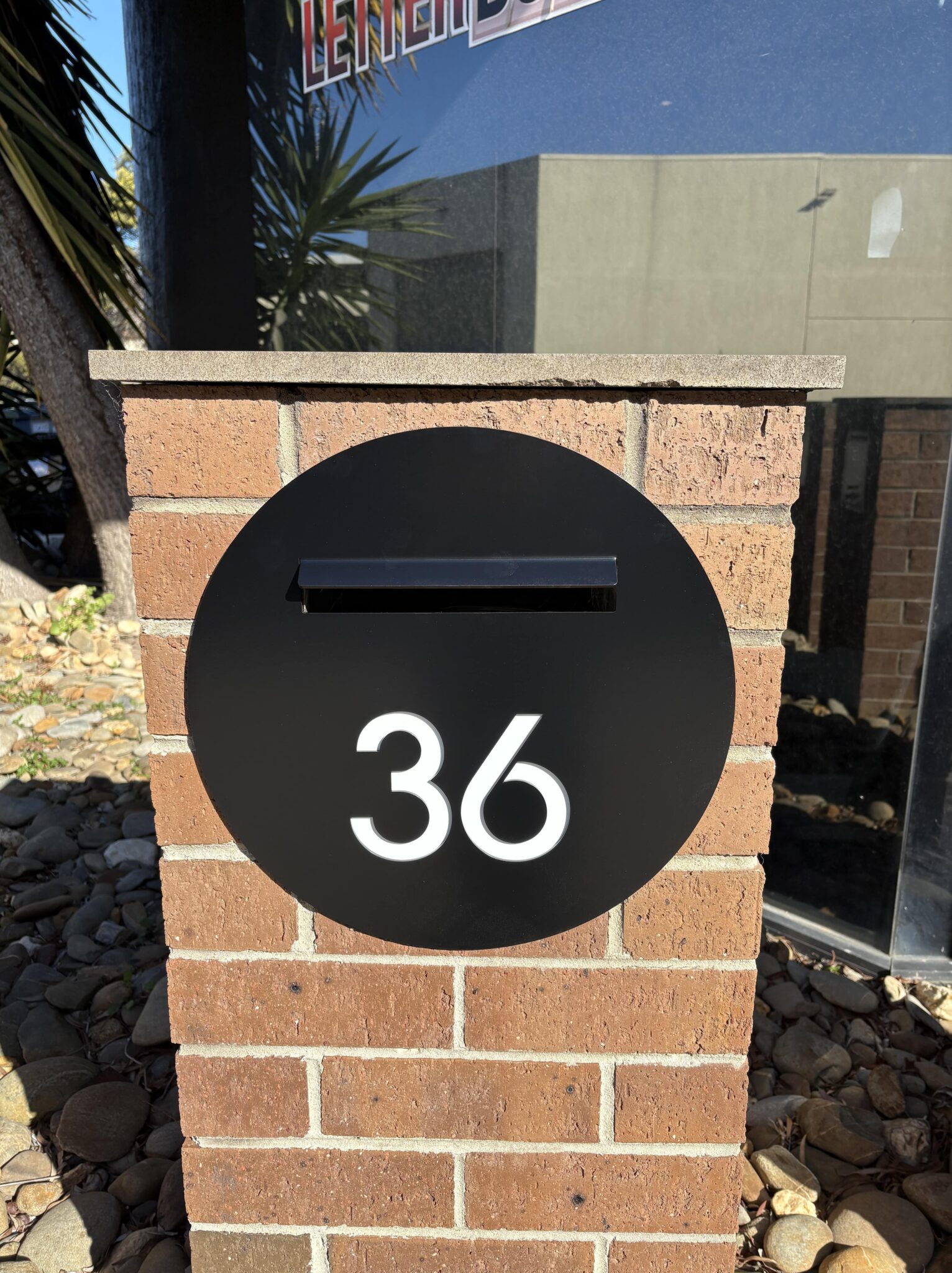 BLACK Circular - Letterboxes